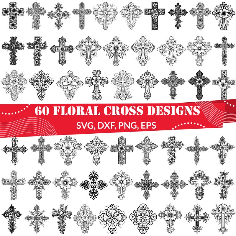 Cross Outline - Etsy