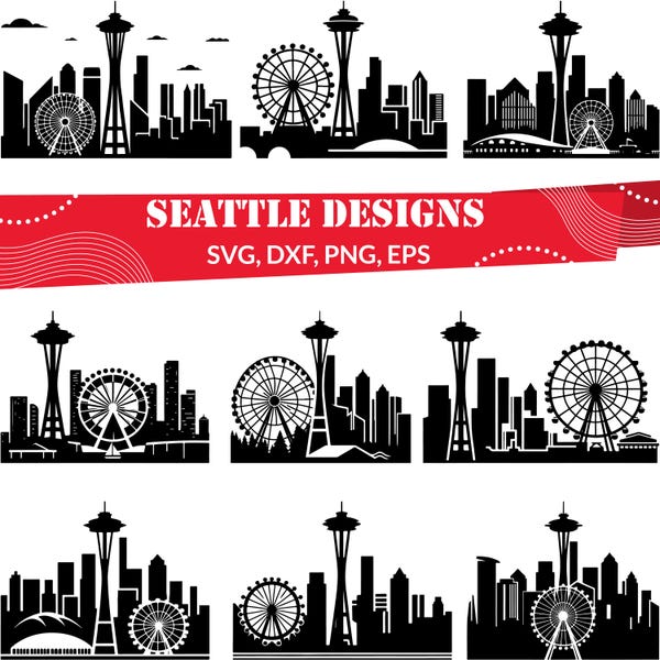 Seattle Svg - Etsy