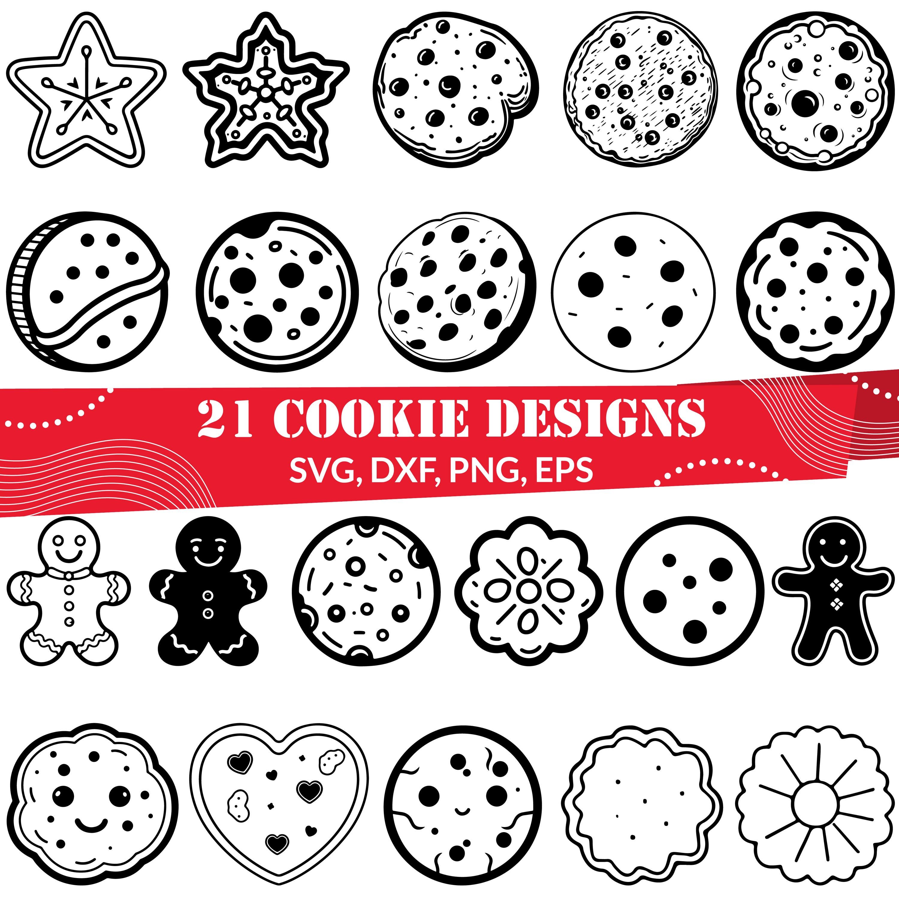 Keks SVG Bundle, Weihnachtskeks svg, Lebkuchenmann svg, Backs svg ...