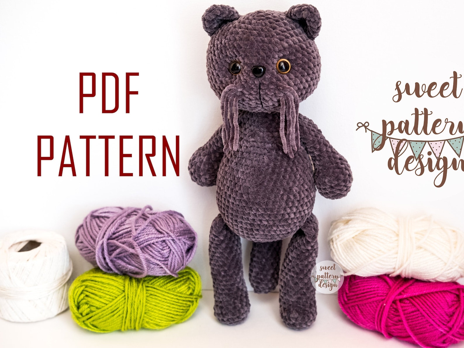 Amigurumi Big Cat Crochet Pattern Amigurumi Cat Cat Pattern - Etsy