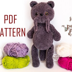 Amigurumi Big Cat Crochet Pattern Amigurumi Cat Cat Pattern - Etsy