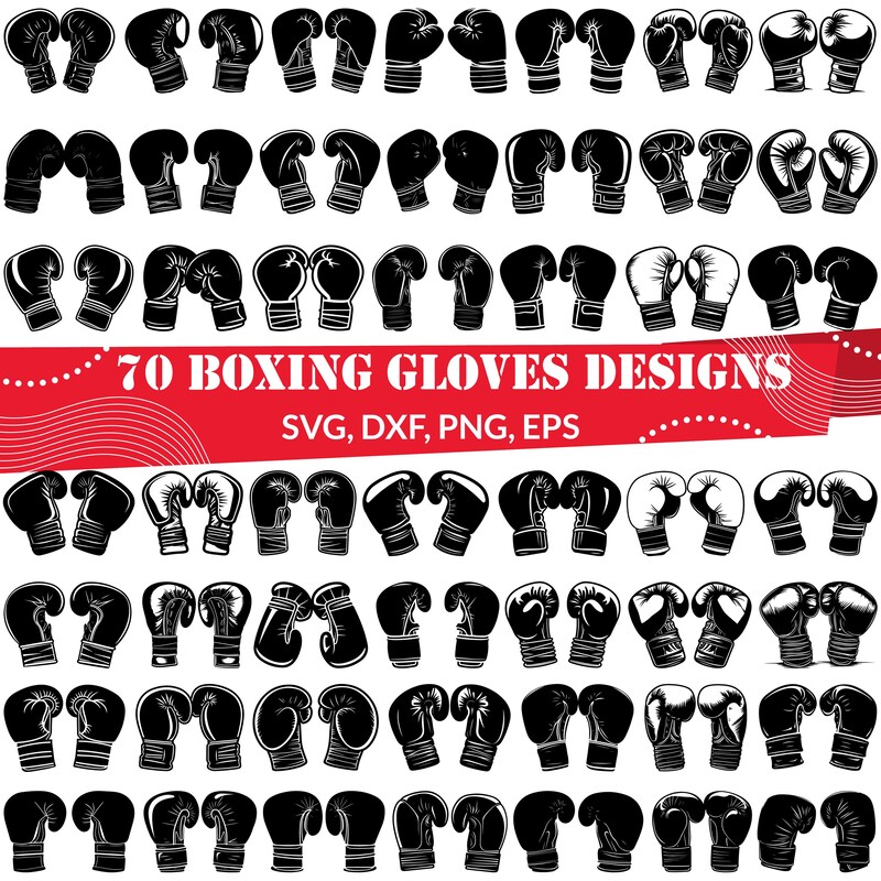 Boxing Gloves Decal - Etsy