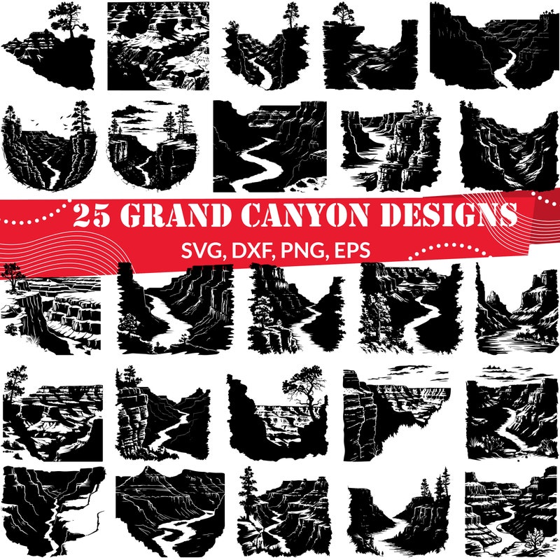 Grand Canyon Svg - Etsy