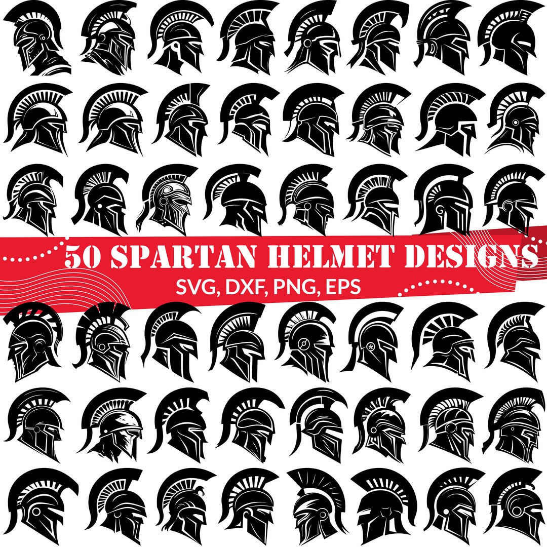 Spartan Helmet SVG Bundle, Spartan Helmet Dxf, Spartan Helmet Png ...