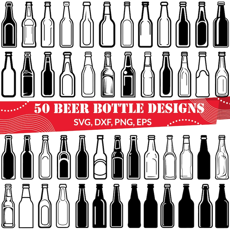 Beer Bottle Svg - Etsy