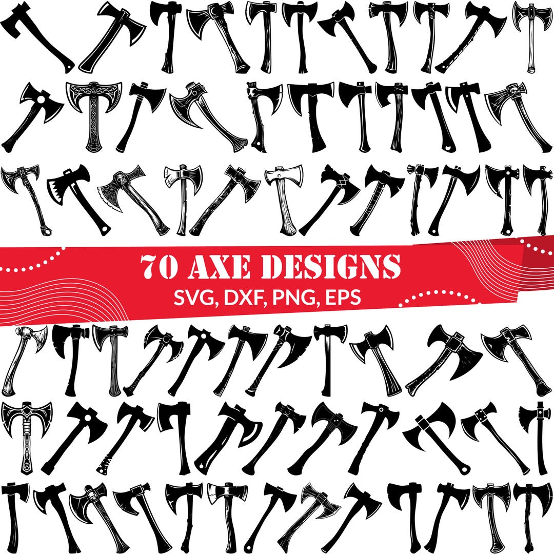 Axe SVG Lumberjack Clipart Rustic Tool Design - Etsy