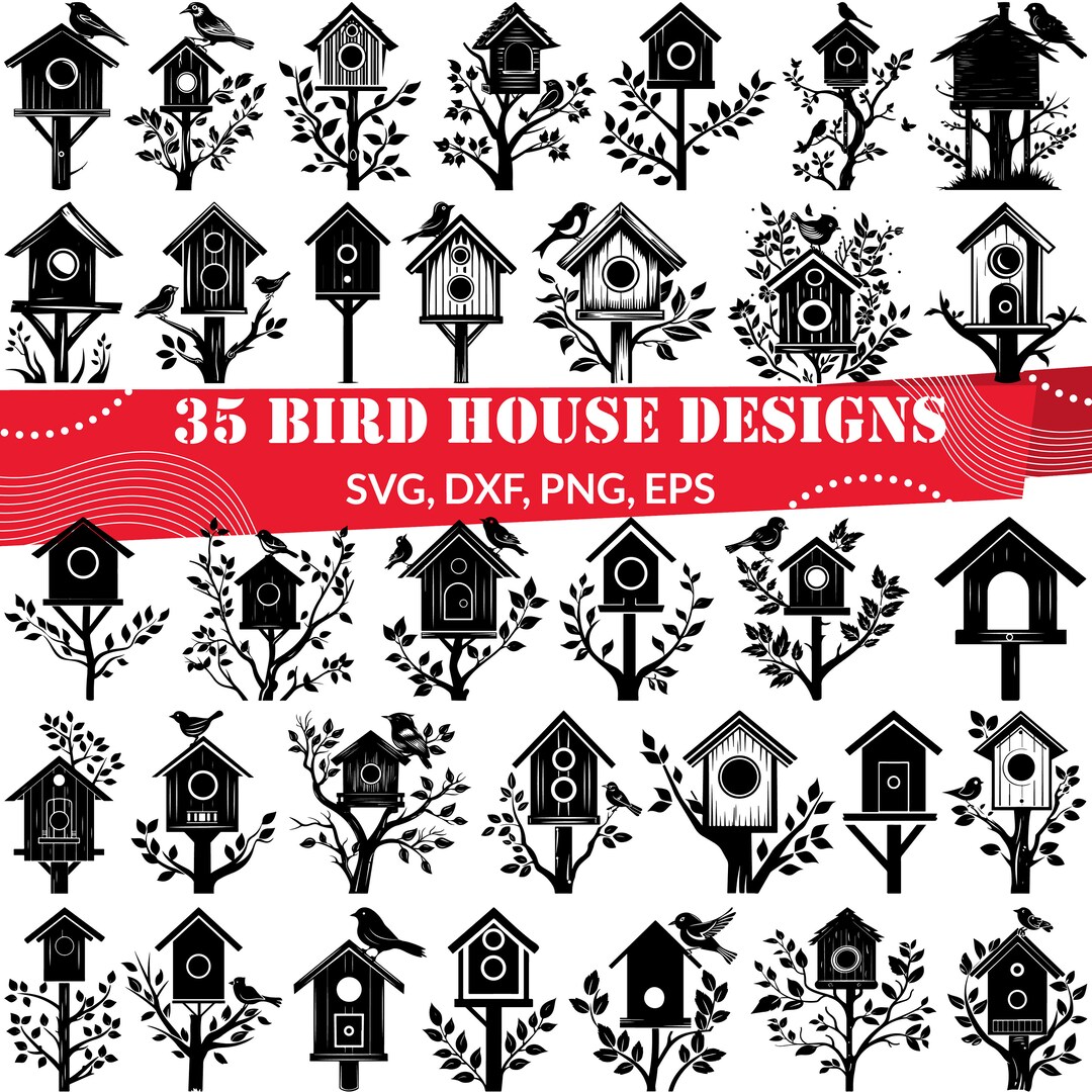 Bird House SVG Bundle, Bird House Dxf, Bird House Png, Bird House ...