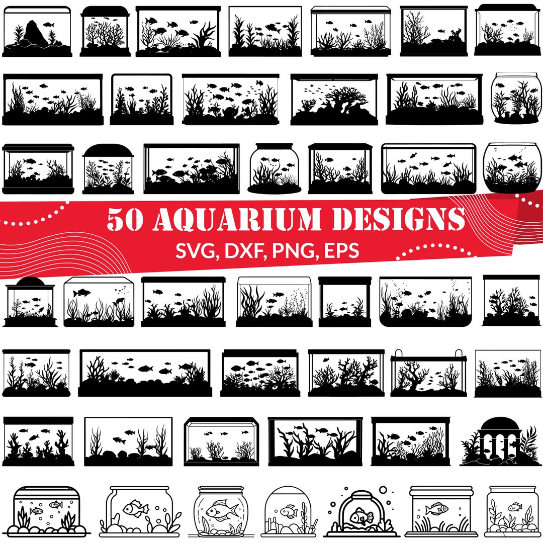 Aquarium SVG Bundle, Aquarium Dxf, Aquarium Png, Aquarium Eps, Aquarium ...