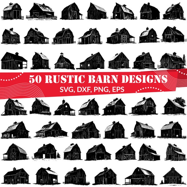 Barn Dxf - Etsy