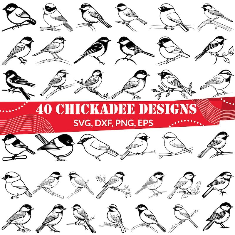 Chickadee Art - Etsy