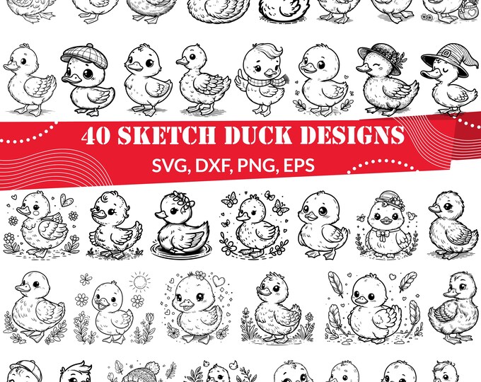 Duck SVG | Farmhouse Svg | Hand Drawn Duck | Duck Breeds | Duck Clipart ...