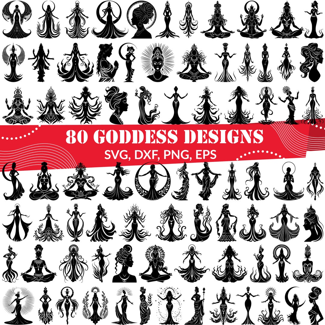Goddess SVG Bundle, Goddess Dxf, Goddess Png, Goddess Vector, Goddess ...