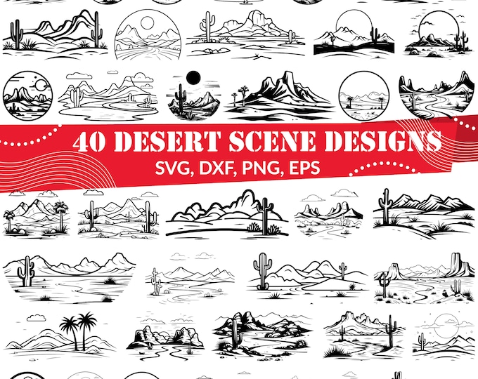 Cowboy Scene SVG Bundle, Western Scene Svg, Cowboy Svg, Cowboy Scene ...