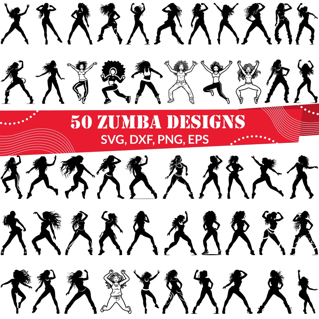 Zumba SVG Bundle, Zumba Fitness Svg, Zumba Girl Svg, Zumba Dance Svg ...