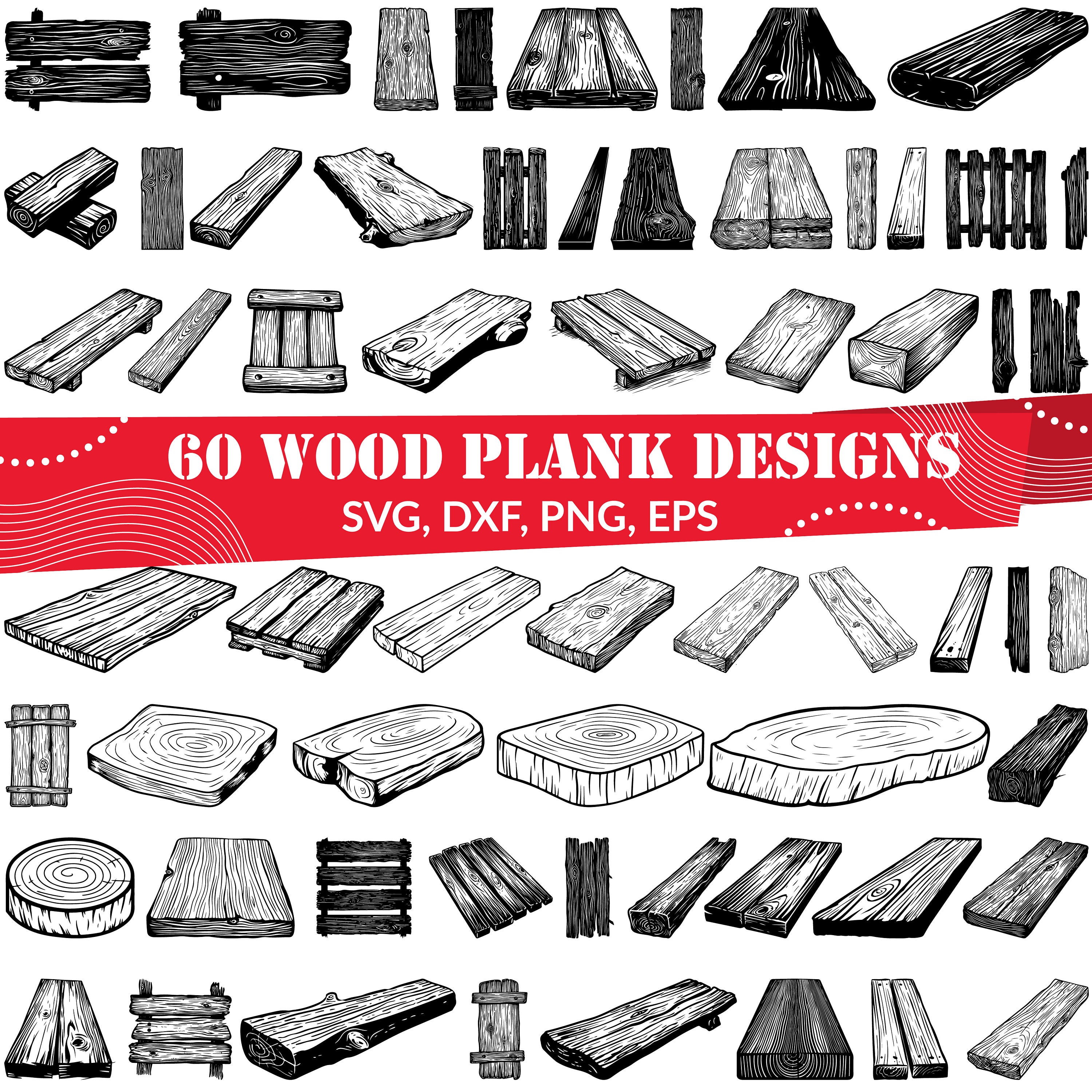 Wood Plank SVG Bundle, Wood Plank Dxf, Wood Plank Png, Wood Plank ...