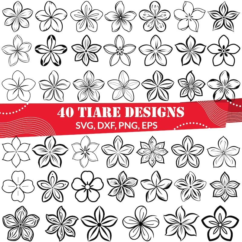 Tiare Flowers - Etsy