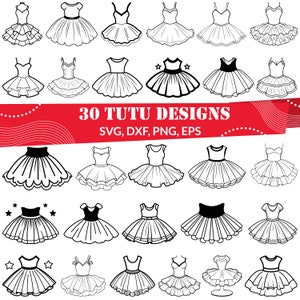 Tutu SVG Bundle, Tutu Dxf, Tutu Png, Tutu Vector, Tutu Monogram ...