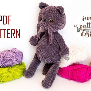 Amigurumi Big Cat Crochet Pattern Amigurumi Cat Cat Pattern - Etsy