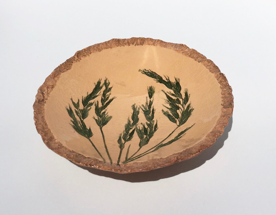 Meadow Grass Dish, Dish With Wild Grasses, Smudge Stick Dish, 7 sizes ...