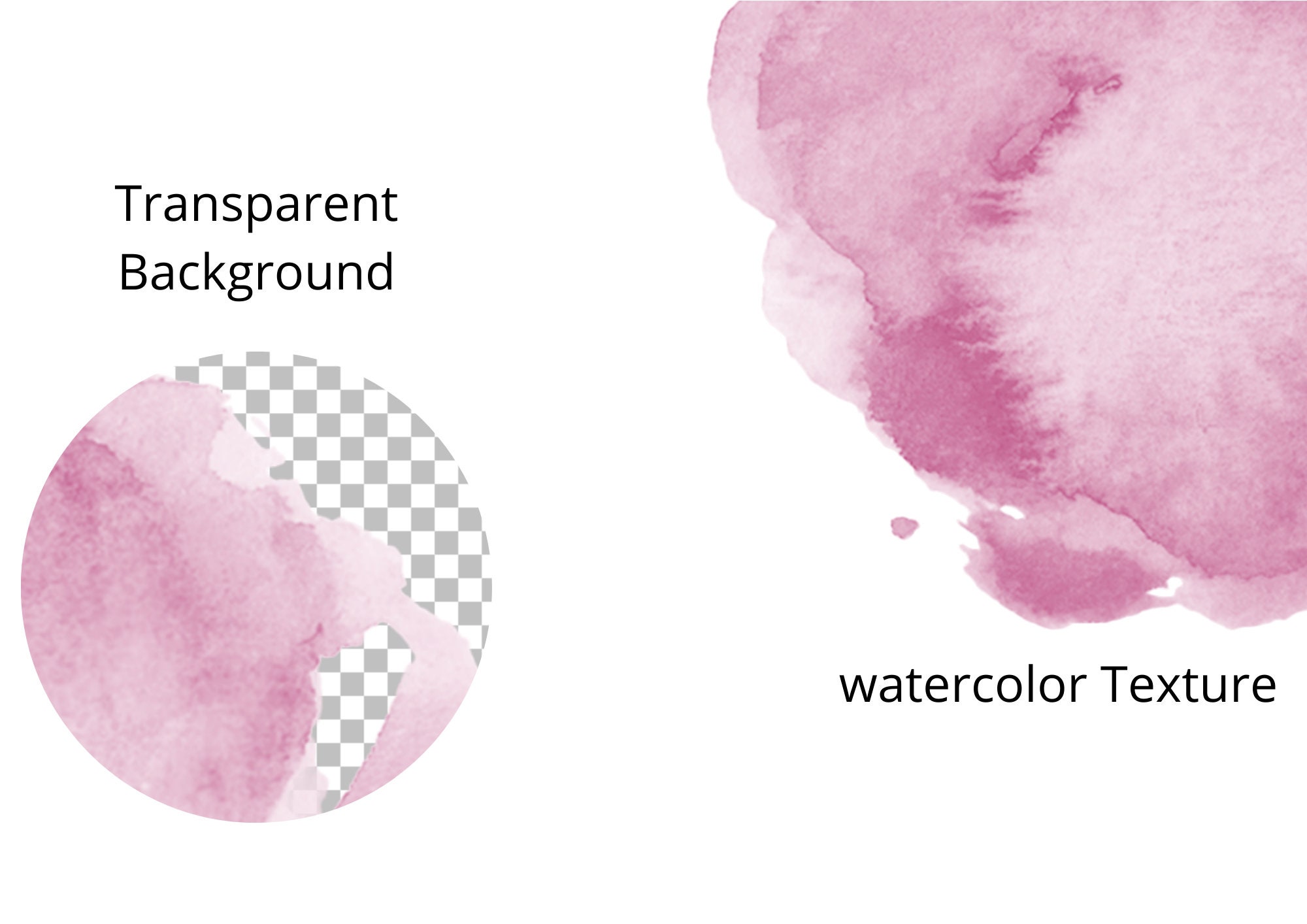 Digital Watercolor Splash Clipart, Paint Splatter PNG, Pink Clip Art ...