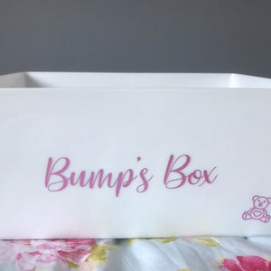 Personalised Baby Box Any Name/wording Put on Ready to Fill Basket ...