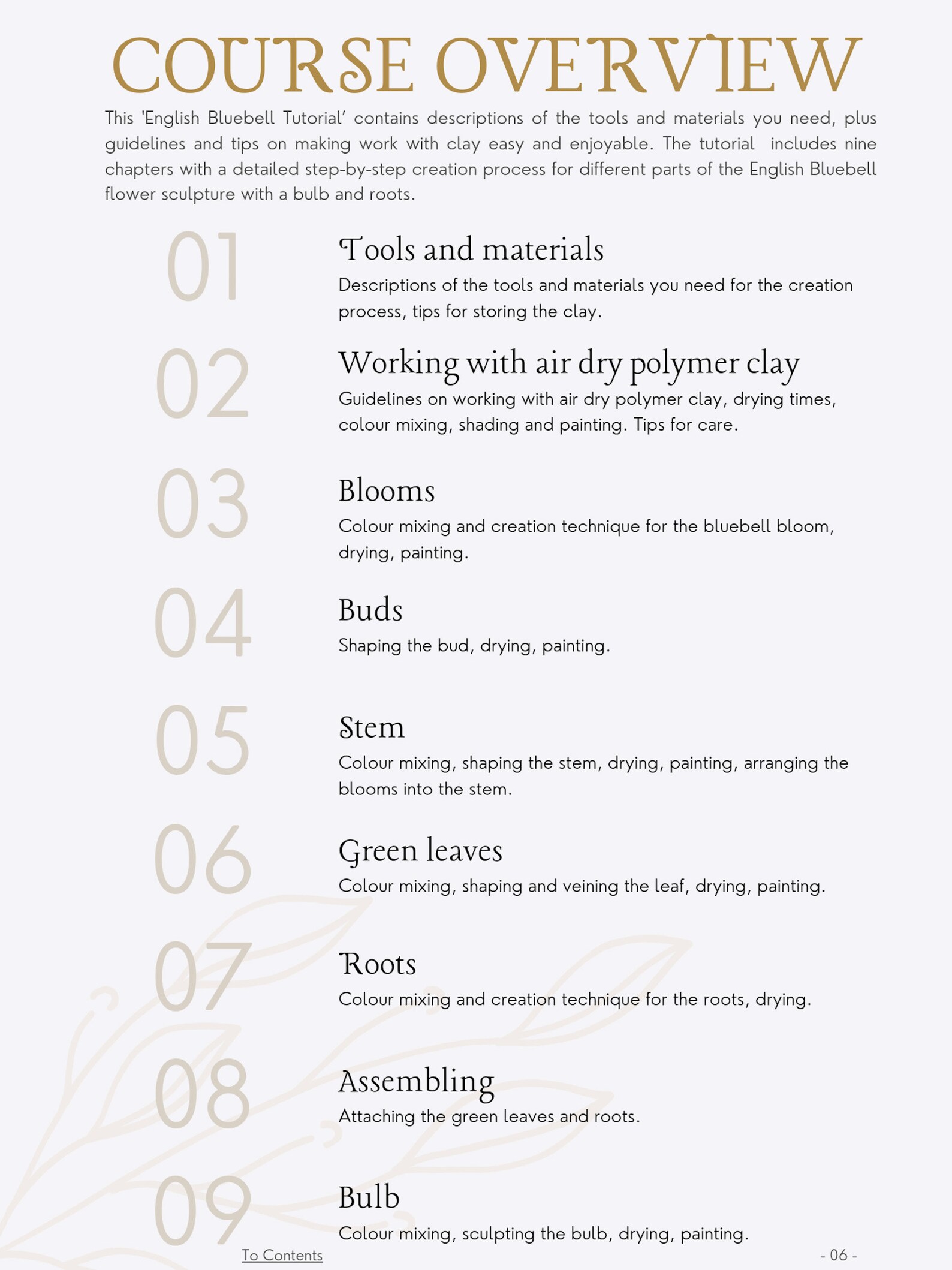 Air Dry Clay Bluebell Tutorial | DIY Flower PDF Guide (digital Download ...