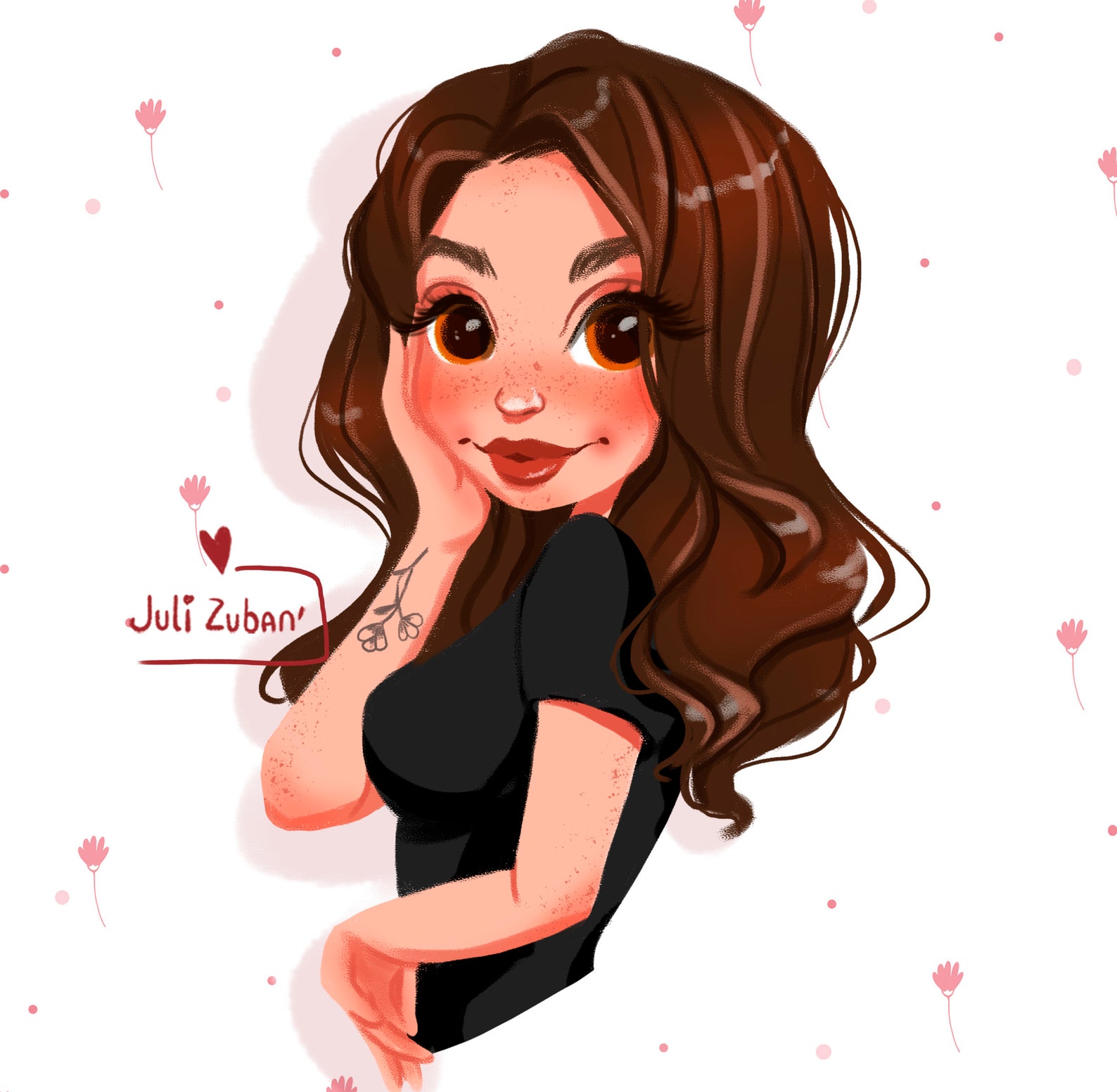 Custom Portrait Cartooncartoon Portrait From | Etsy