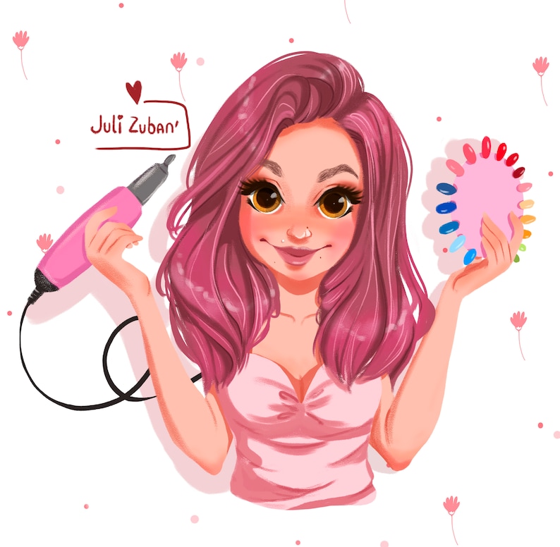 Custom Logo Portrait Digital Cartoon Logo Cartoon Portrait - Etsy