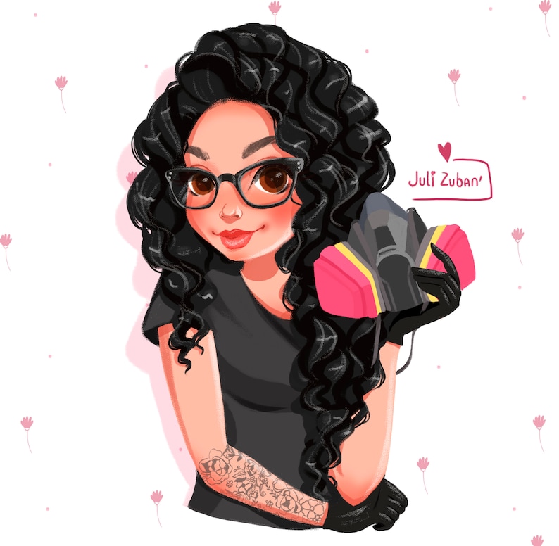 Custom Logo Portrait Digital Cartoon Logo Cartoon Portrait - Etsy