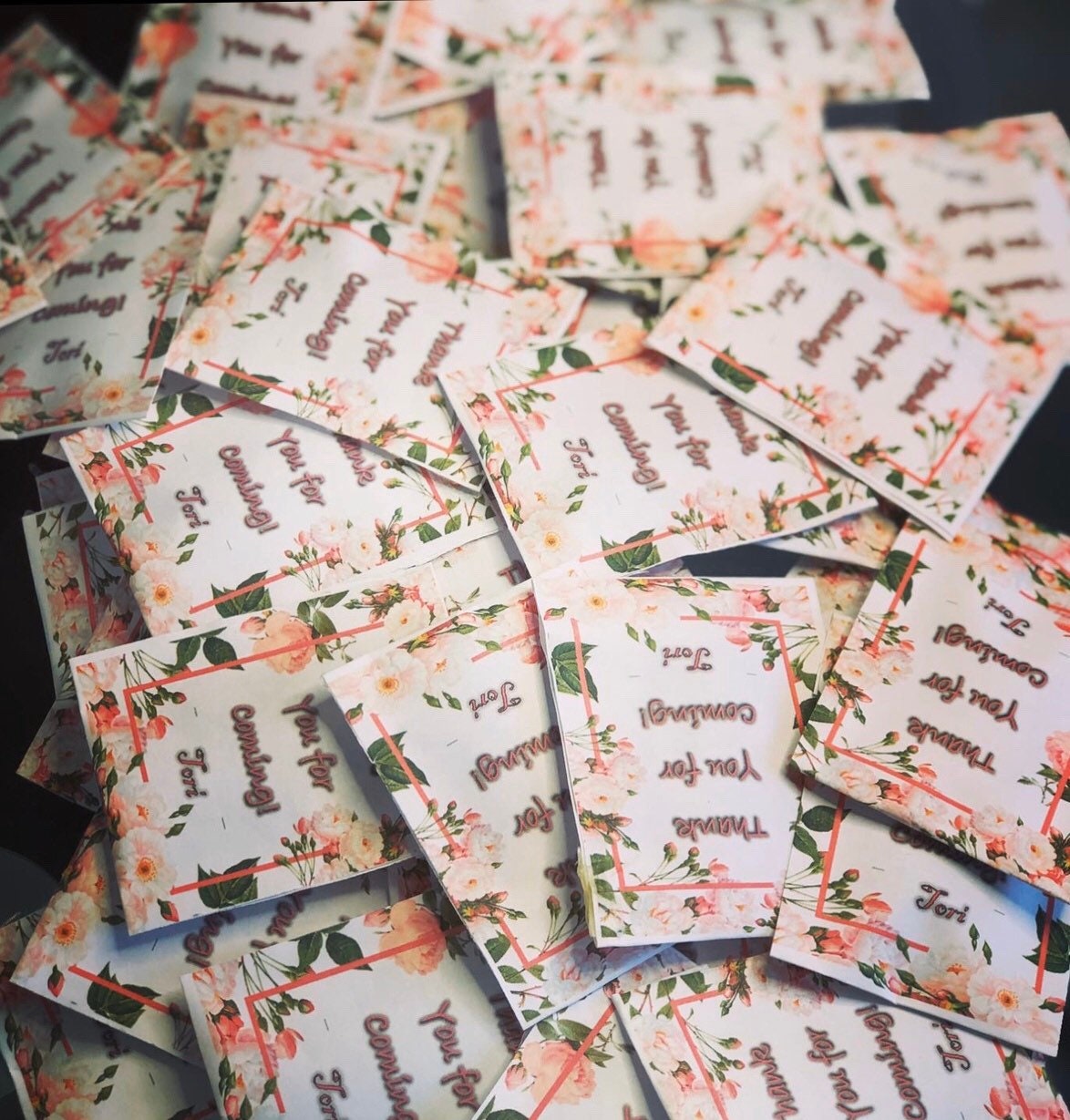 Personalized tea bag party favors (12 count)