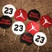 Jordan Cupcake Toppers - Etsy