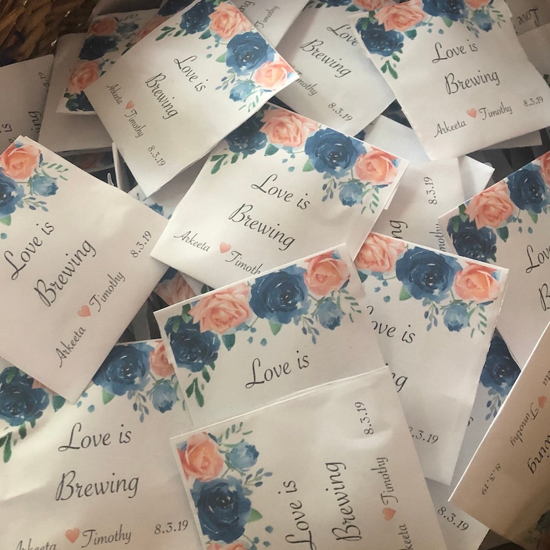 Brown Custom Tea Bags - Etsy