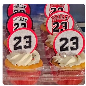 Jordan Cupcake Toppers Digital File - Etsy