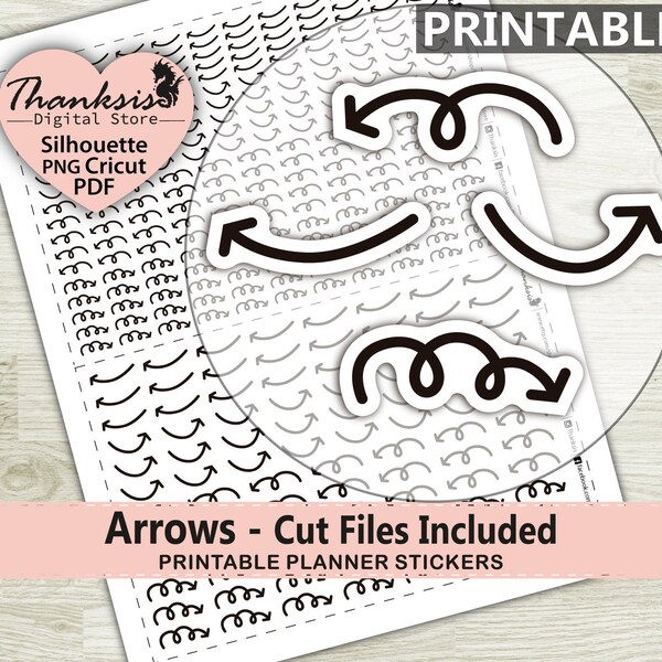 Arrow Stickers - Etsy