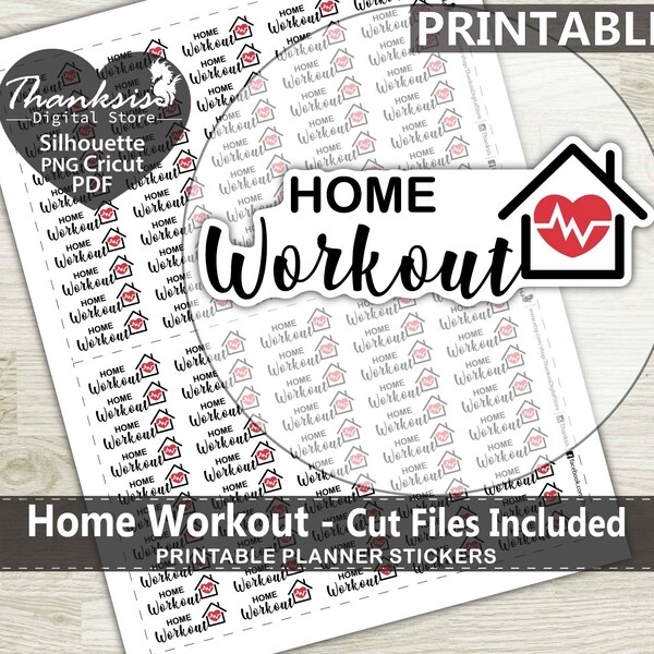 Workout Stickers - Etsy