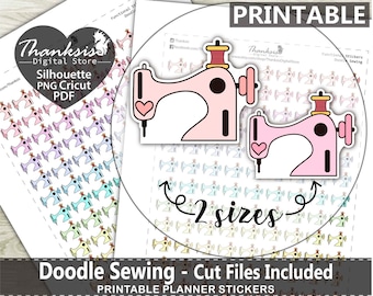 Laundry Printable Printable Planner Stickers Doodle Stickers - Etsy