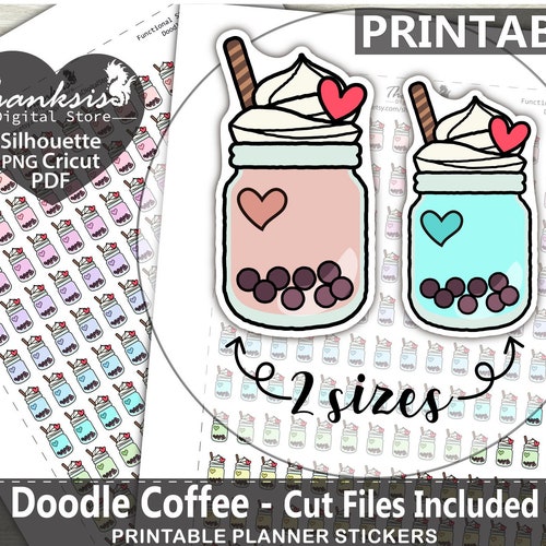 Doodle Period Stickers Printable Planner Stickers Erin - Etsy