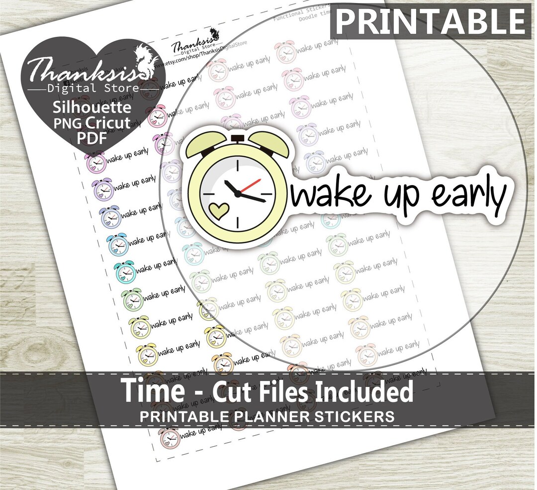 Doodle Time Printable Planner Stickers, Erin Condren Planner Stickers ...