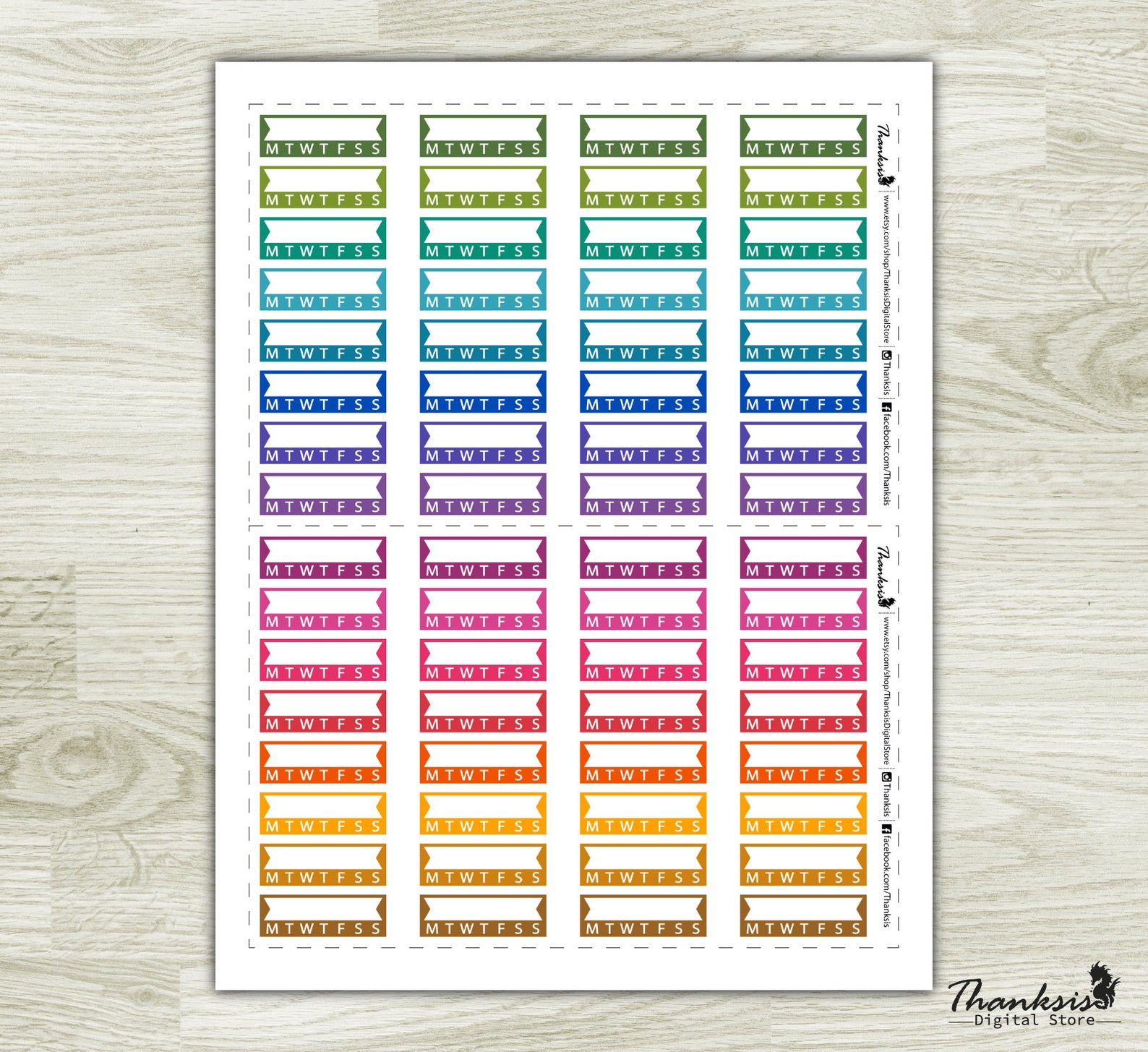 Habit Tracker Printable Planner Stickers Erin Condren Planner - Etsy