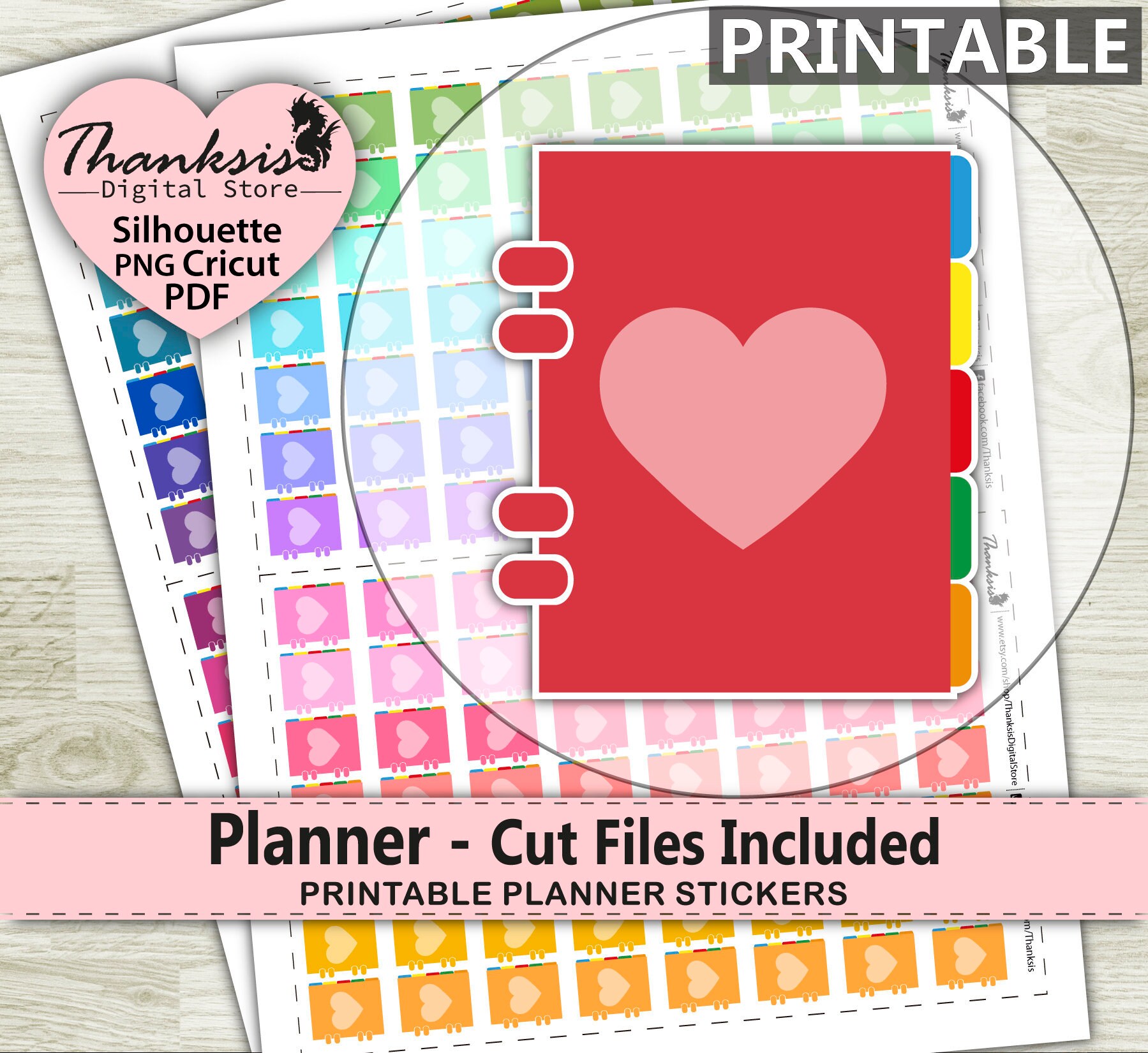 Planner Printable Planner Stickers Erin Condren Planner - Etsy