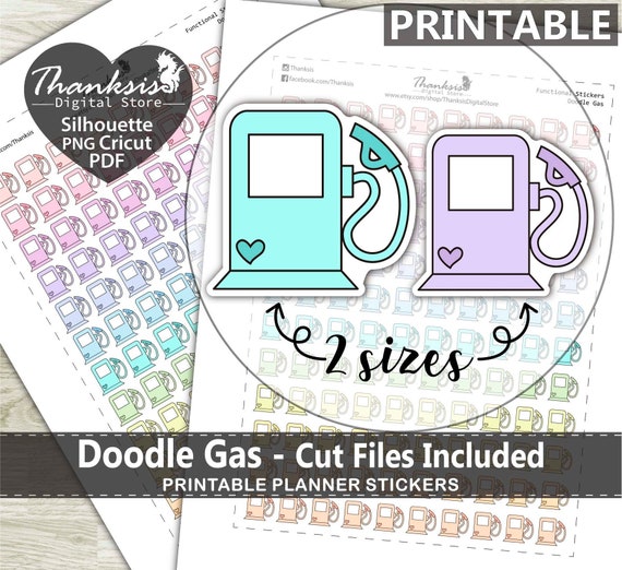 Doodle Printable Planner Stickers Erin Condren Planner - Etsy