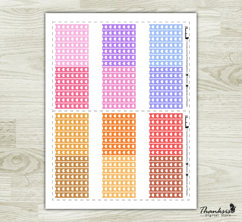 Checklist Flags Printable Planner Stickers Erin Condren | Etsy