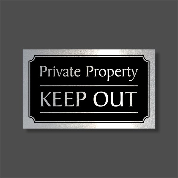 Keep Out Sign - Etsy UK