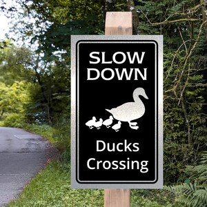 Ducks Crossing Sign - Etsy