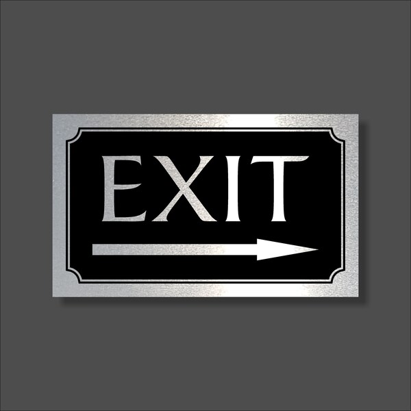 Exterior Directional Sign - Etsy