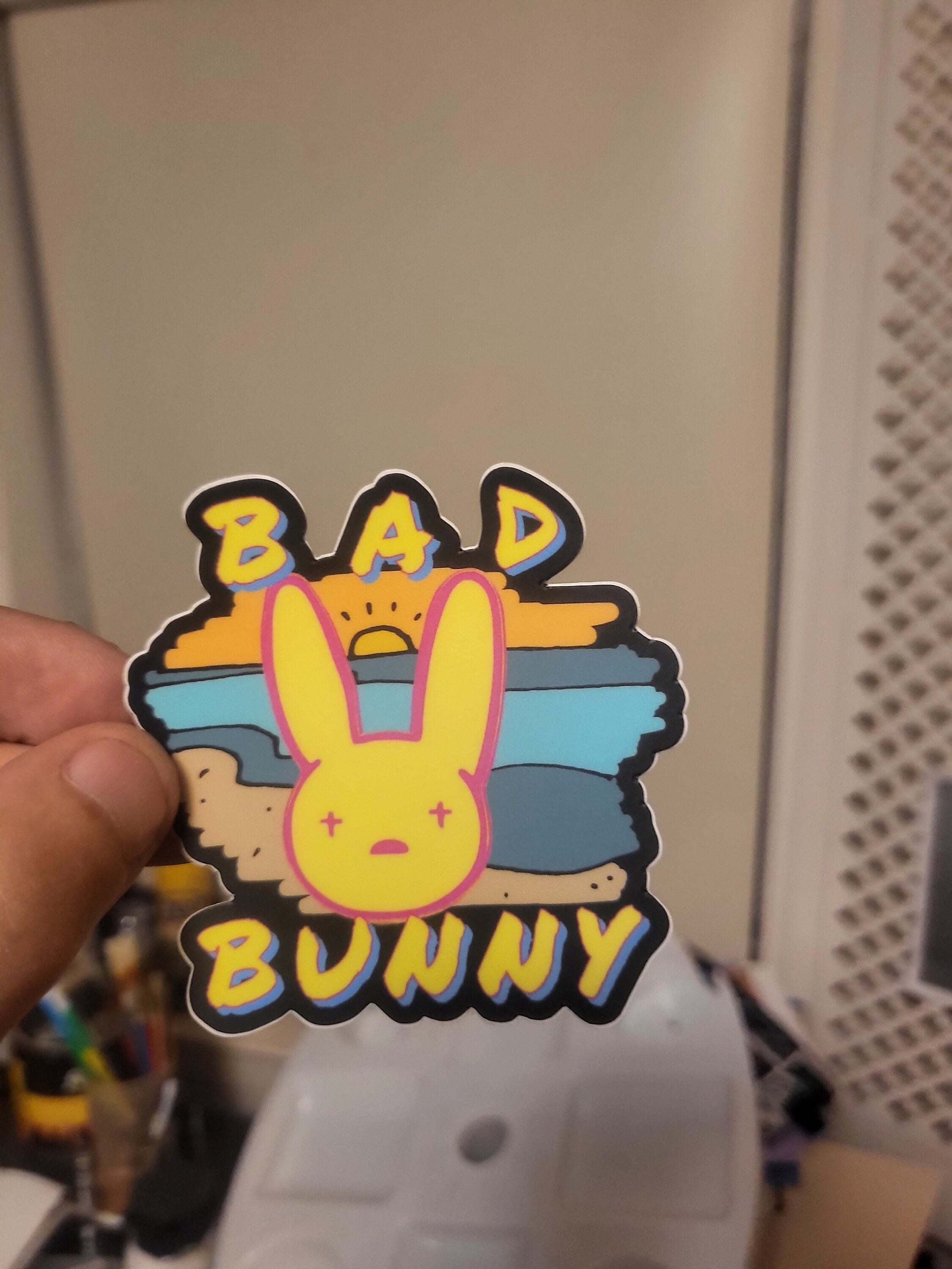 Bad Bunny Sticker - Etsy