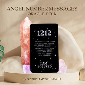 Angel Number Messages & Affirmation Oracle Deck - Etsy