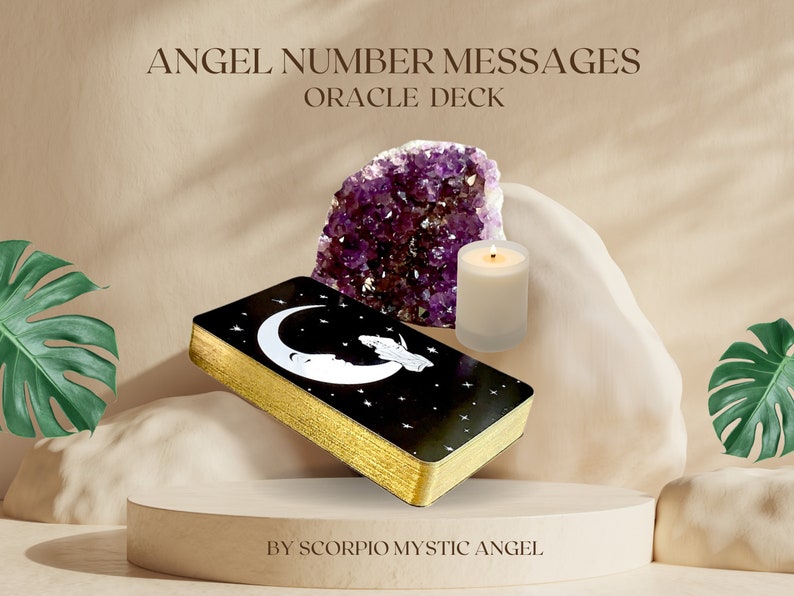 Angel Number Messages & Affirmation Oracle Deck - Etsy