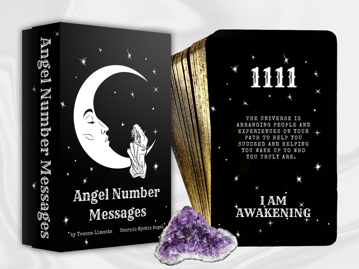 Angel Number Messages & Affirmation Oracle Deck 53 Cards - Etsy