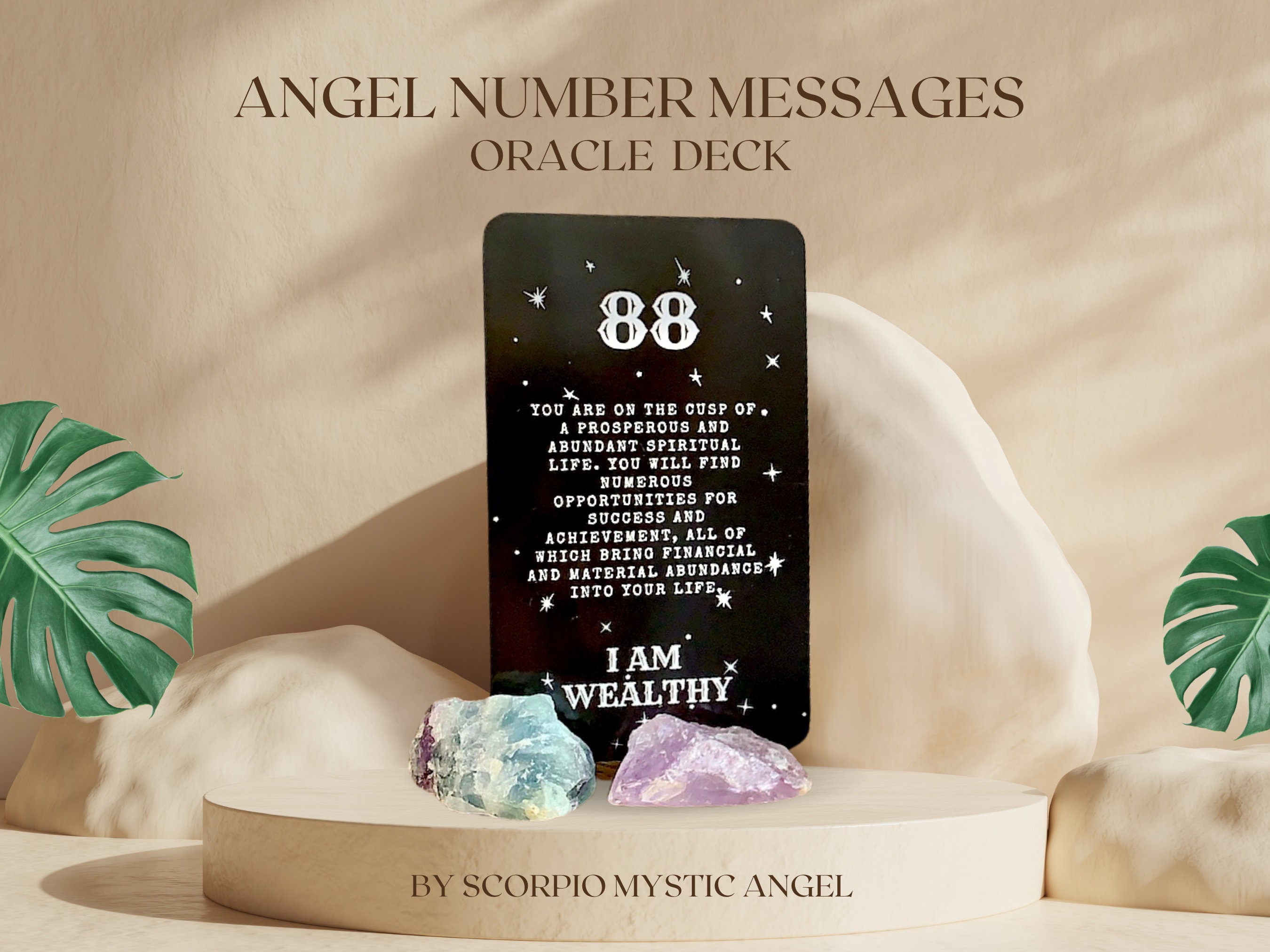 Novelty & Gag Toys Angel Number Messages & Affirmation Oracle Deck Toys
